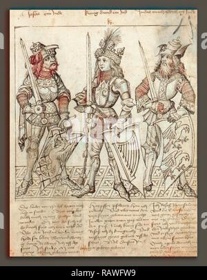 Primary Master of the Strassburg Chronicle, Joshua, King David and ...