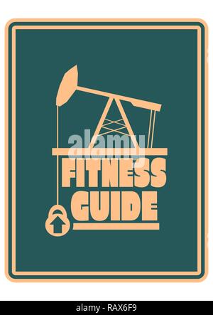 Fitness guide text. Gym and Fitness relative image Stock Vector Image ...