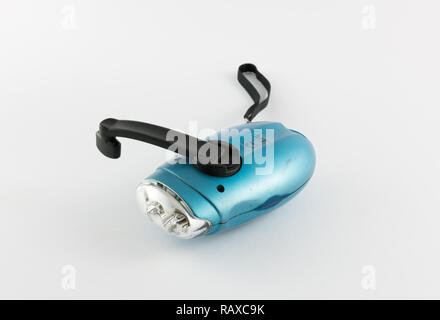 hand winding up a torch Stock Photo - Alamy