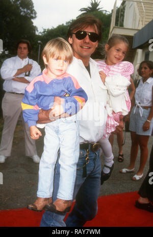 WESTWOOD, CA - JULY 24: Actor Alex McArthur and children attend 'Tom ...