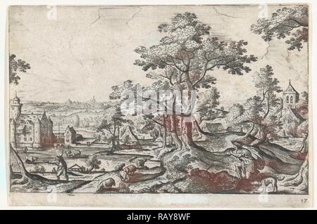 Apollo kills Coronis, Hans Bol, Anonymous, c. 1550 - c. 1650 Stock ...