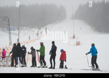 Altenberg, Germany. 05th Jan, 2019. Bob, World Cup, two-man bobsleigh ...