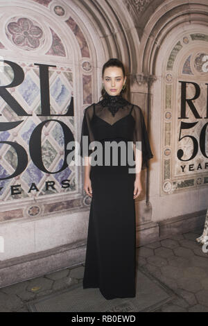 Katherine Langford attends the Ralph Lauren Spring 2026 fashion show as ...