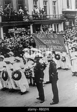 At the Derby in June 1913 a Suffragette called Emily Davison threw ...