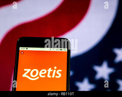 Zoetis Company logo seen displayed on smart phone Stock Photo - Alamy