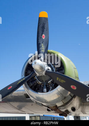 B-17 Flying Fortress Radial Engine Stock Photo - Alamy
