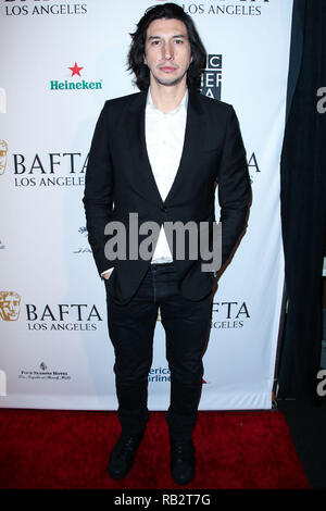 Adam Driver arrives at the BAFTA Los Angeles Tea Party held at the Four ...