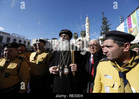Coptic Orthodox Bishop of Jerusalem Anba Abraham Stock Photo - Alamy
