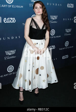 Emma Kenney arrives at the Art of Elysium Heaven Gala on Saturday, Jan ...