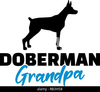 Doberman dog icon blue vector isolated Stock Vector Image & Art - Alamy