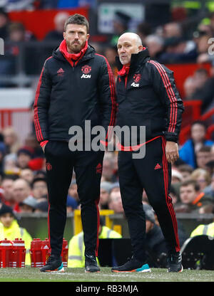 Manager of Manchester United, Michael Carrick - Arsenal v Manchester ...