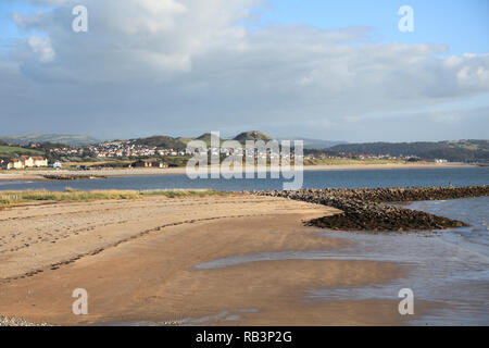 Conway Estuary, Conwy, Wales Welsh coast coastal scenery town towns ...