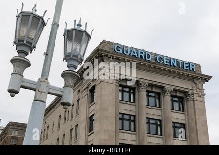A logo sign outside of the headquarters of the GUARD Insurance Group in ...