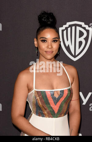 Alexandra Shipp attends the Warner InStyle Golden Globes After Party at ...