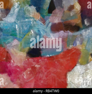 Abstract Painting Pastel Mediterranean Colors. 3D rendering Stock Photo ...
