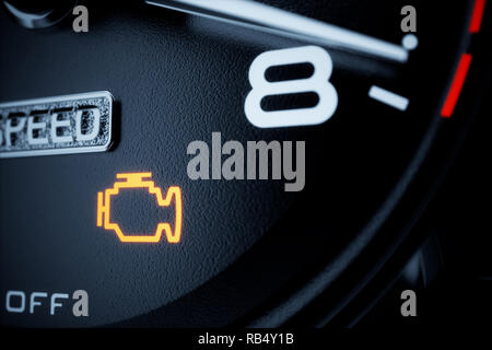 Check engine light symbol Stock Photo - Alamy