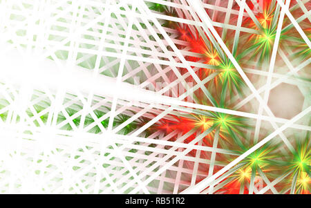 Green and red Kaleidoscope background Stock Photo - Alamy