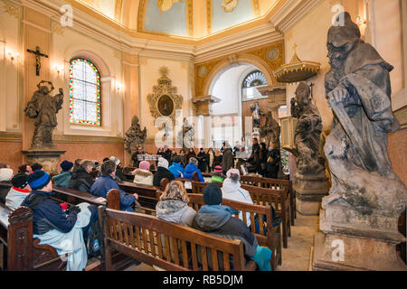 Liberec, baroque building in the place Sokolovsk ?, now Secondary ...