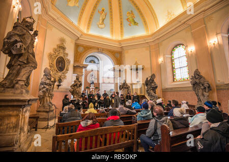Liberec, baroque building in the place Sokolovsk ?, now Secondary ...