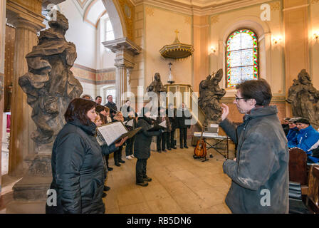 Liberec, baroque building in the place Sokolovsk ?, now Secondary ...