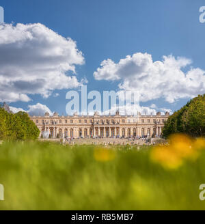 Chateau de Versailles during spring time in Paris FRANCE Stock Photo ...