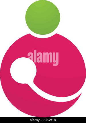 Adoption and community infinity care Logo template icon Stock Vector ...