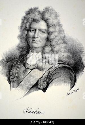 Sebastian le Prestre de Vauban, French military engineer. Artist ...
