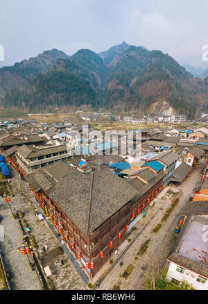 Hanzhong, Hanzhong, China. 8th Jan, 2019. Hanzhong, CHINA-Scenery of ...