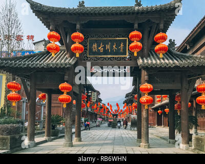Hanzhong, Hanzhong, China. 8th Jan, 2019. Hanzhong, CHINA-Scenery of ...