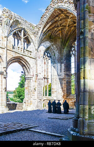 Melrose Abbey (Scotland, Great Britain Stock Photo - Alamy