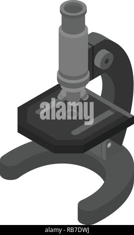 eyepiece microscope cartoon vector illustration Stock Vector Image ...