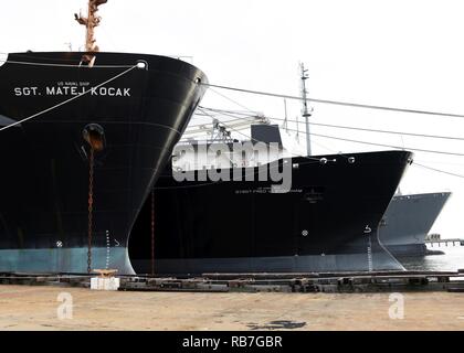 NEWPORT NEWS, Va. (December 4, 2016)--Military Sealift Command's ...