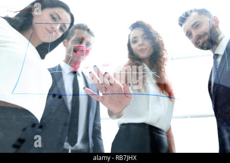 business team discussing marketing scheme Stock Photo - Alamy