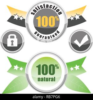 100 percent natural stamp icon Stock Vector Image & Art - Alamy
