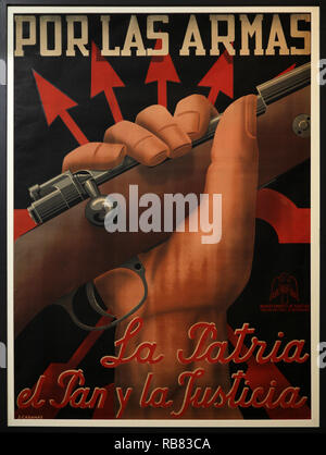 "POR LAS ARMAS, POR LA PATRIA, EL PAN Y LA JUSTICIA" - "To Arms, for ...