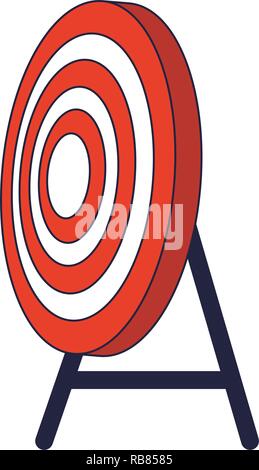 The target for shooting practice at a shooting range with a pistol ...