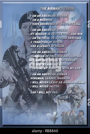 The Airman's Creed Stock Photo - Alamy