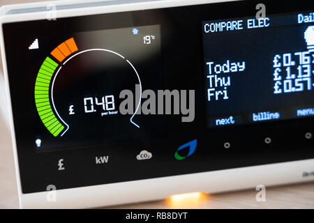 British gas smart meter monitoring usage home technology UK meters ...