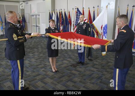 Col. Nikki Olive-Griffin (left), deputy commanding general of ...