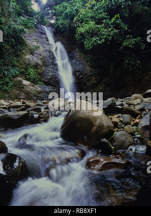 Biausevu Waterfall near Korolevu Coral Coast Fiji Stock Photo - Alamy