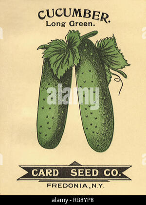 Cucumber Seed Packet Stock Photo - Alamy