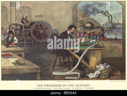 Nineteenth Century Inventions Stock Photo - Alamy