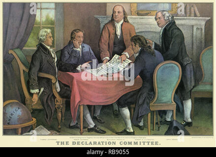 The Declaration Committee Stock Photo - Alamy