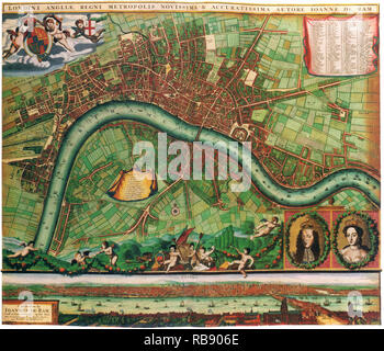 Vintage Maps / Antique Maps - A plan of the city and environs of ...