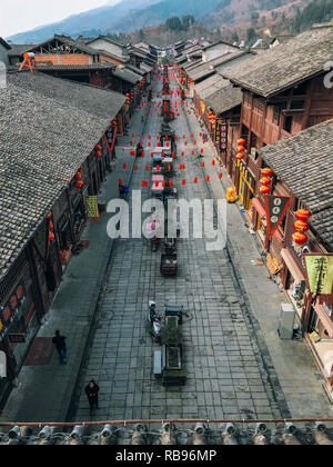 Hanzhong, Hanzhong, China. 8th Jan, 2019. Hanzhong, CHINA-Scenery of ...