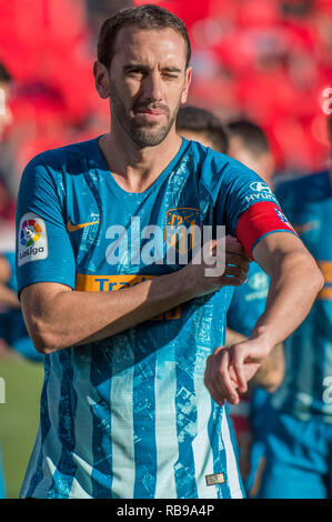 Diego Godin of Atletico de Madrid during the match between Atlético de ...