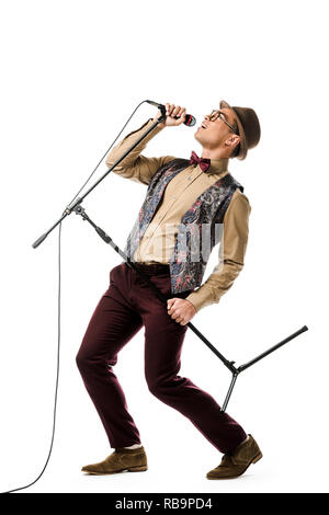 hipster stylish singer Stock Photo - Alamy