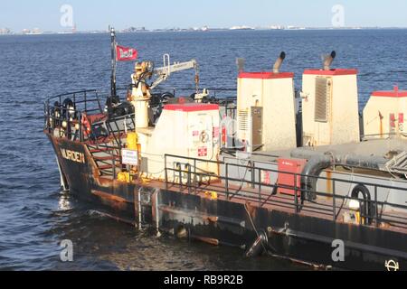 The Army Corps of Engineers Murden a dredge for clearing channels Stock ...