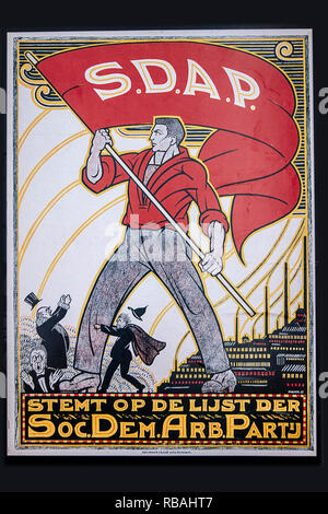 The Netherlands, Amsterdam, Amsterdam School Museum called Het Schip ...