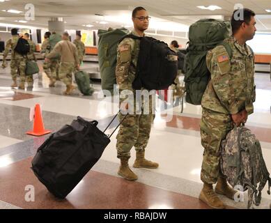Ordnance advanced individual training (AIT) Soldiers stand in line Dec ...